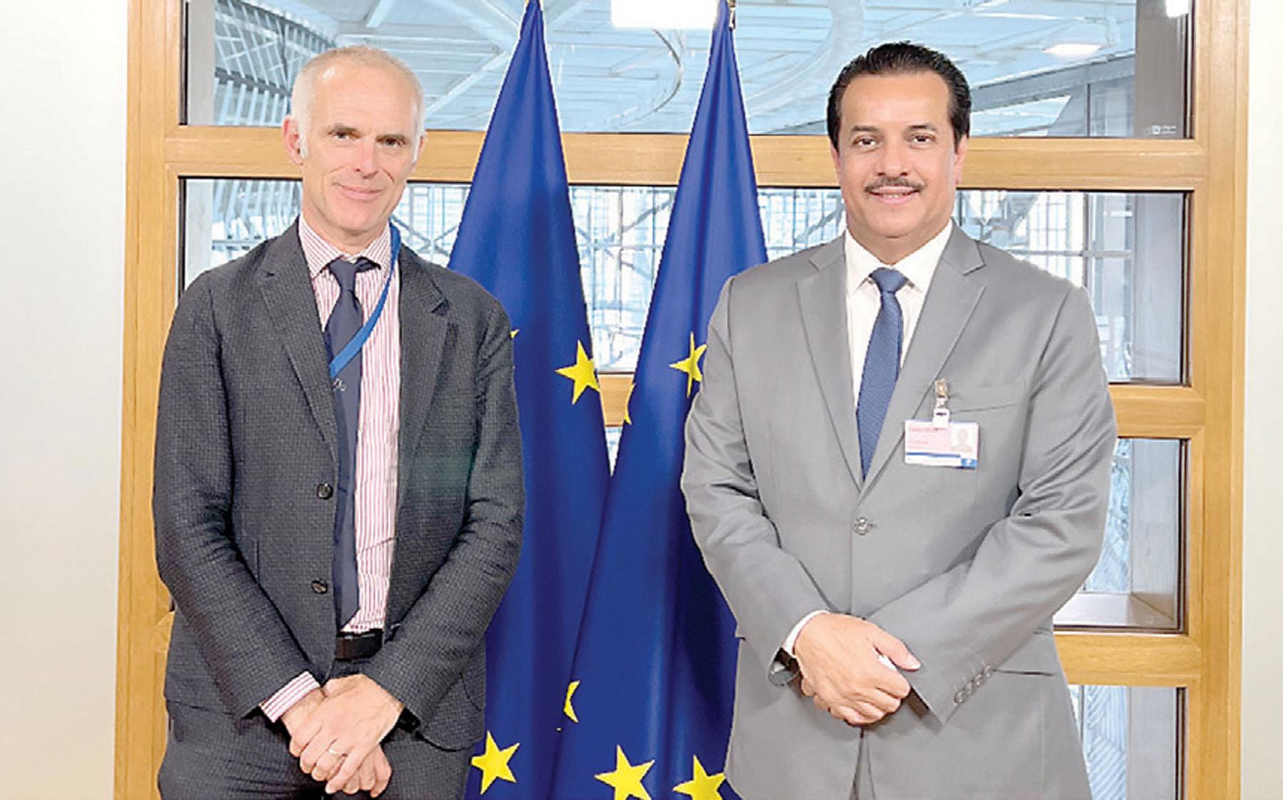 السفير الدوسري يجتمع مع كبير مستشاري رئيس المجلس الأوروبي - صحيفة ...